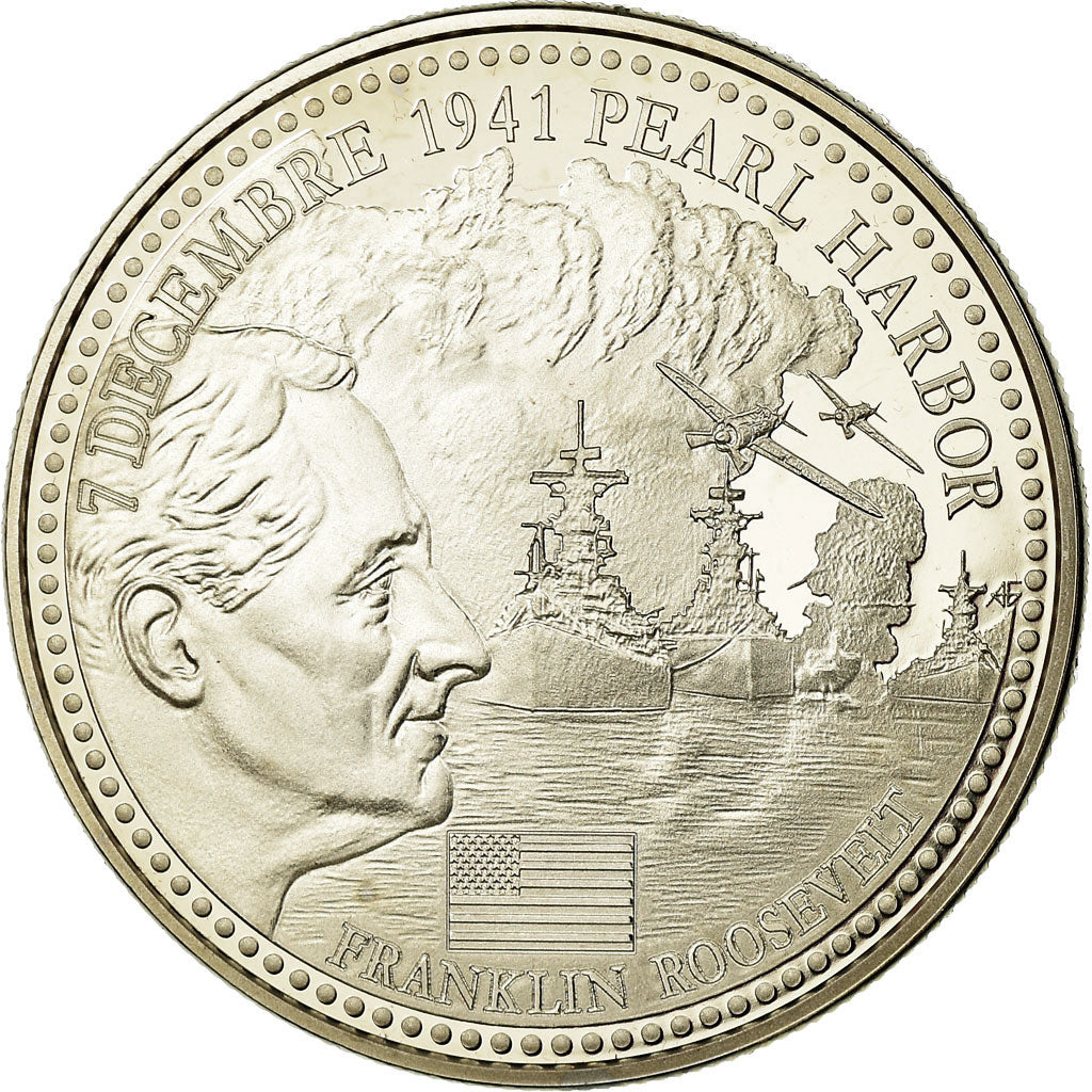 France Medal Seconde Guerre Mondiale Pearl Harbor Roosevelt MS(65-70 ...