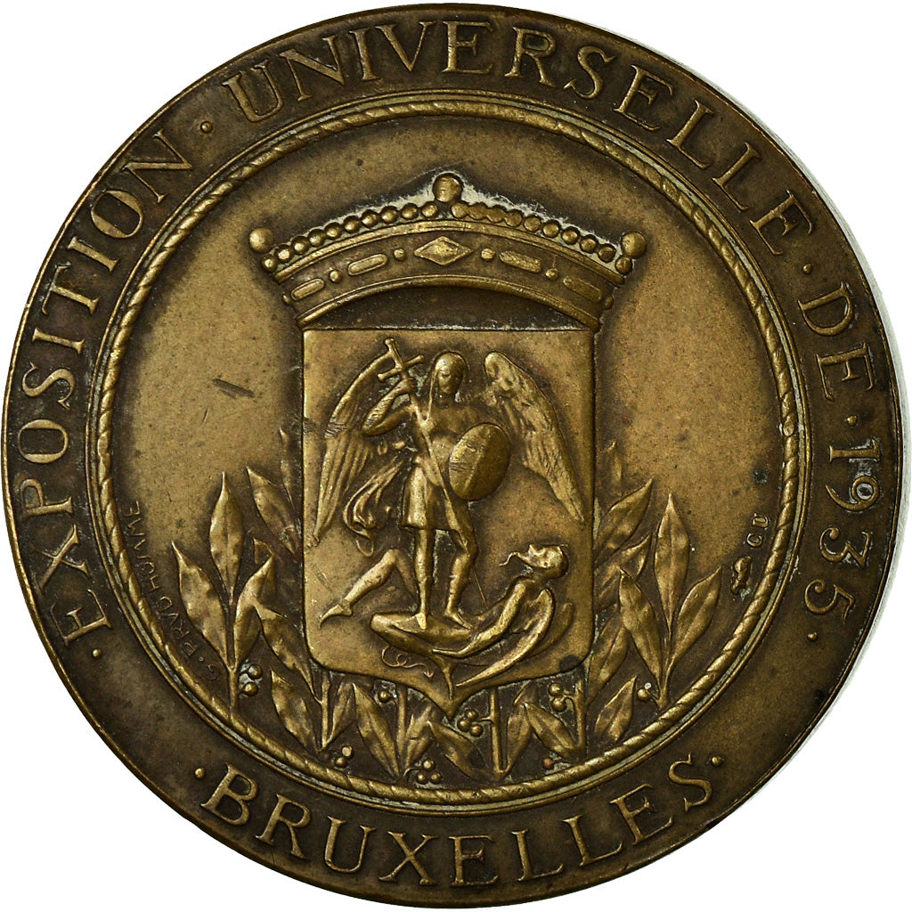 Belgium Medal Manneken Pis Exposition Universelle de Bruxelles 1935 ...