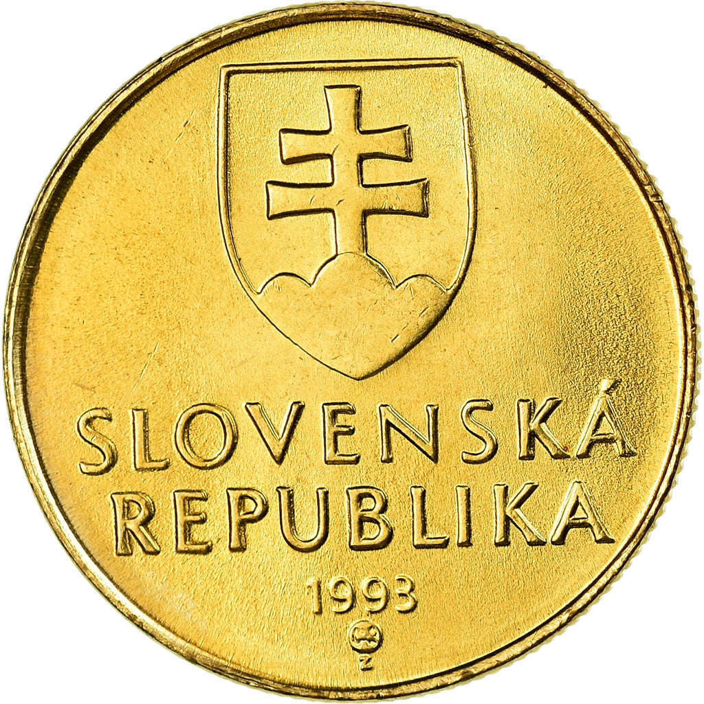 Coin Slovakia 15th Century of Madonna and Child Koruna 1993 AU(55-58 ...