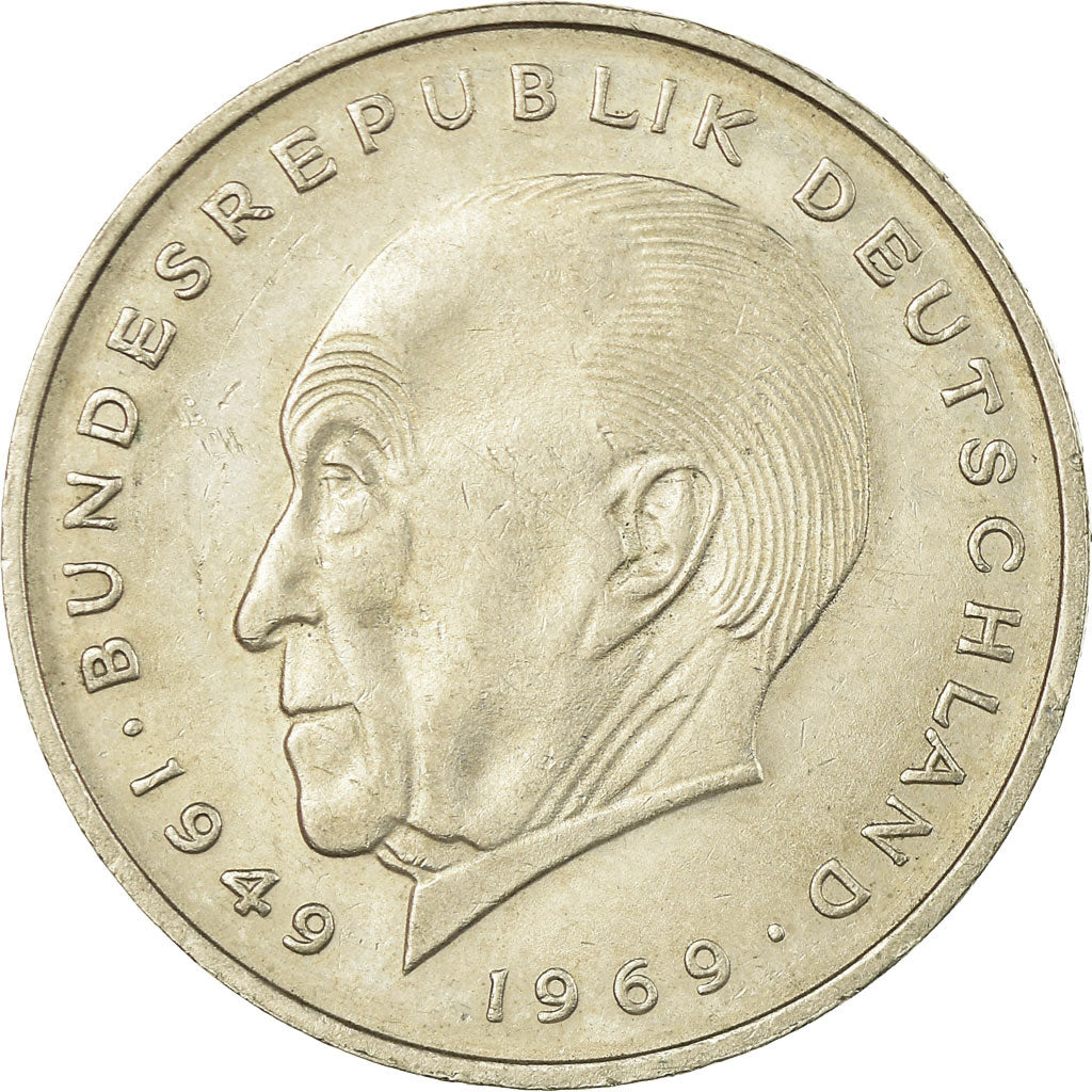 Moneda ALEMANIA - REPÚBLICA FEDERAL 2 Mark 1971 Stuttgart MBC Cobre ...