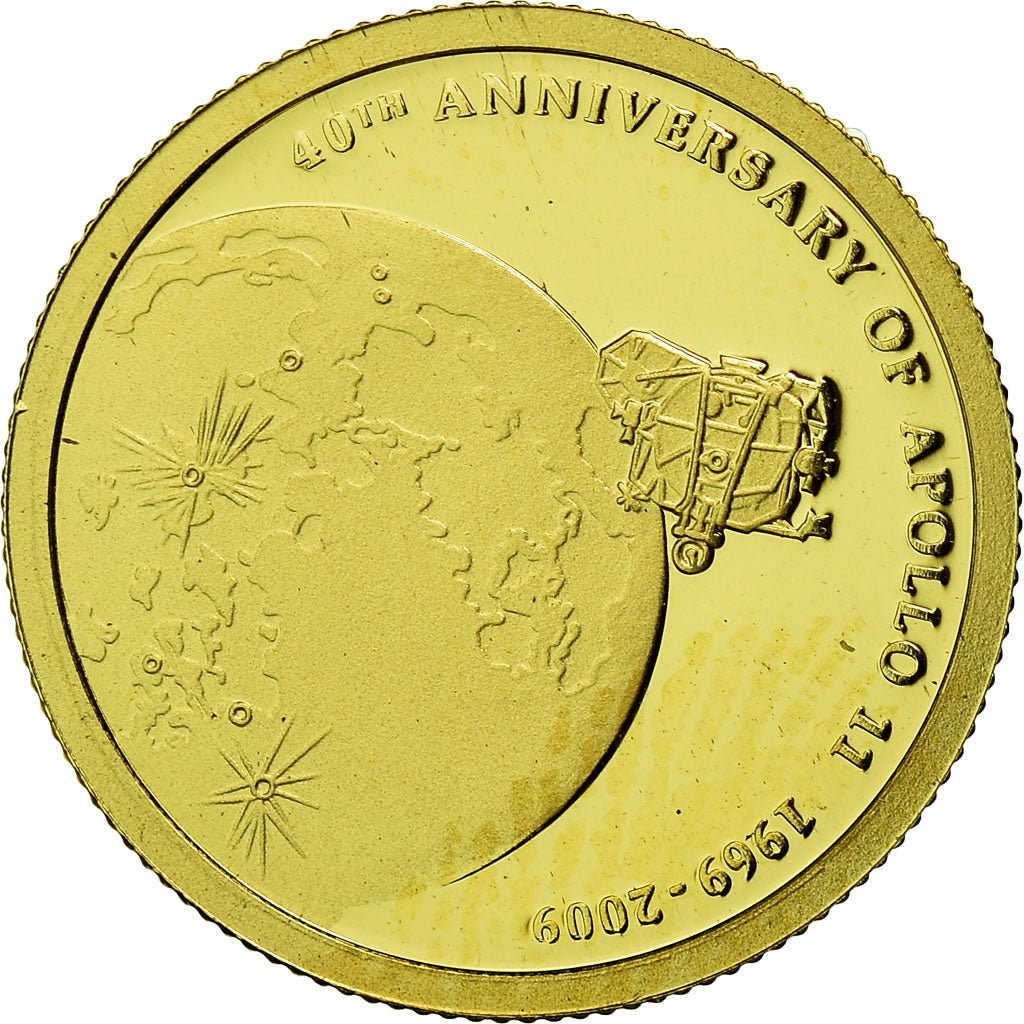 Coin Cook Islands Elizabeth II Mission Apollo XI 10 Dollars 2009 ...
