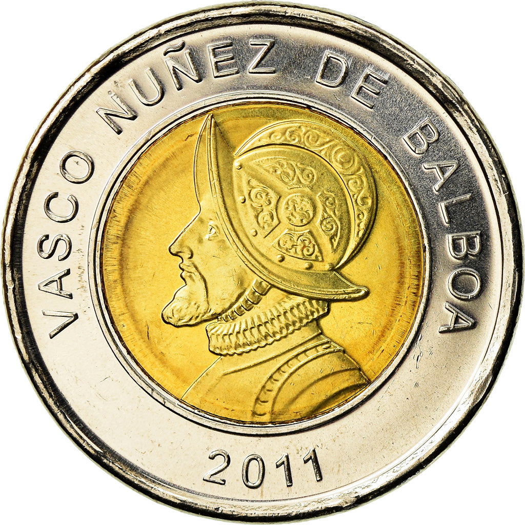 Moneda Panamá Vasco Nunez Balboa 2011 Royal Canadian Mint SC ...