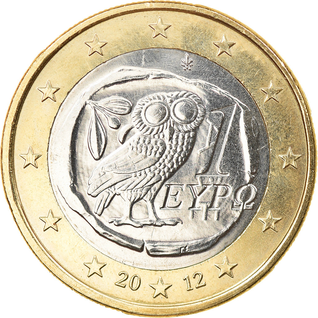Greece Euro 2012 Athens MS(63) Bi-Metallic KM:214 – Numiscorner.com