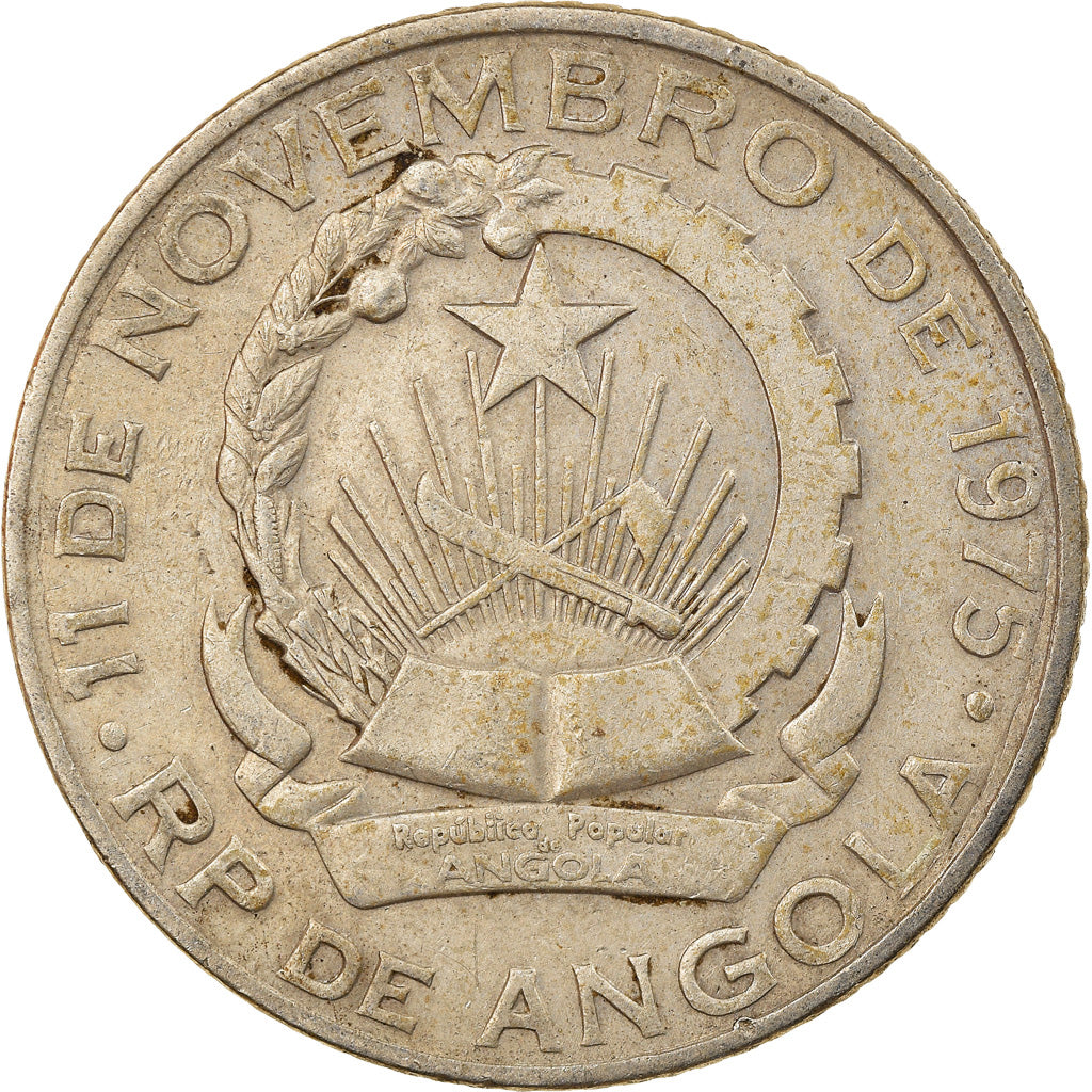 Moeda Angola 20 Kwanzas 1978 EF(40-45) Cobre-níquel KM:87 – Numiscorner.com