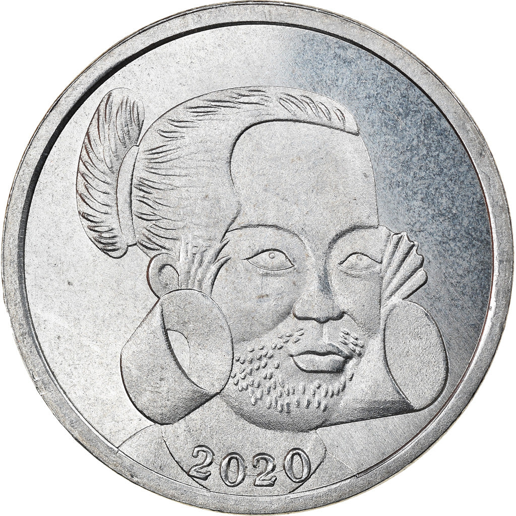 Moeda Micronésia Shilling 2020 YAP MS(63) Nickel plated zinc ...