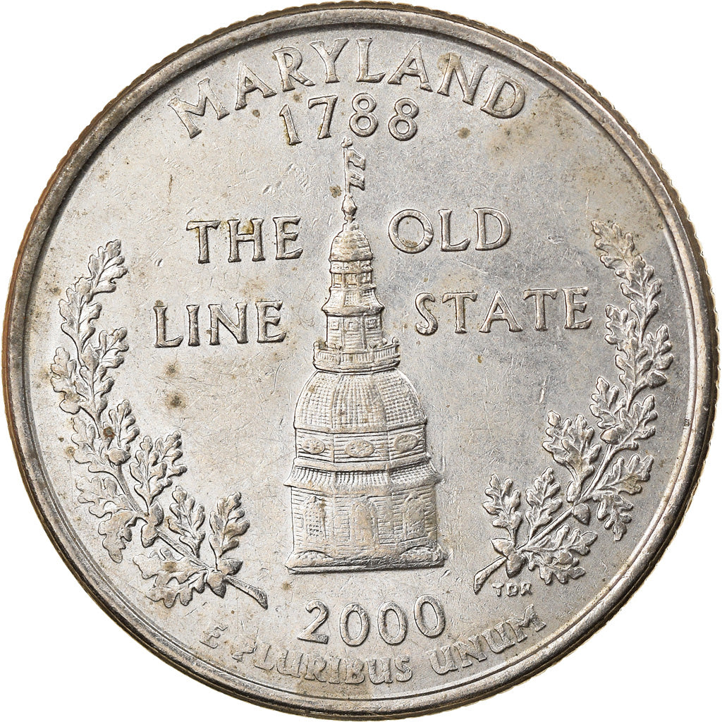 Coin United States Quarter 2000 U.S. Mint Denver EF(40-45) Copper ...