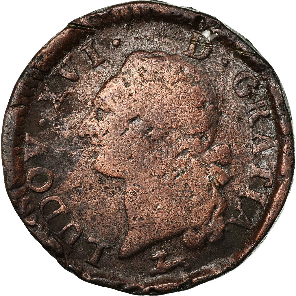 Monnaie France Louis XVI Sol ou sou Sol 1785 Orléans B+ Cuivre ...