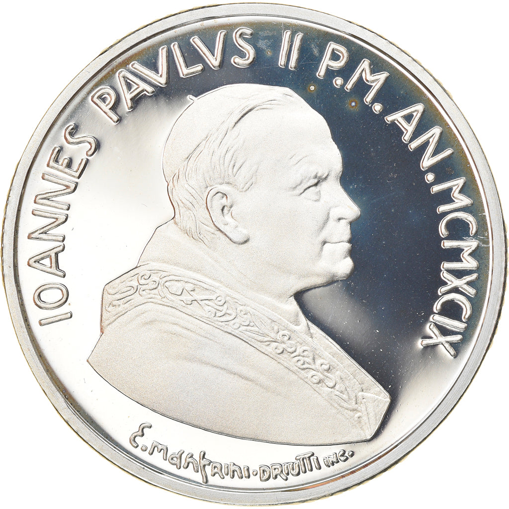 Coin VATICAN CITY John Paul II 10000 Lire 1999 Rome Proof MS(65-70 ...