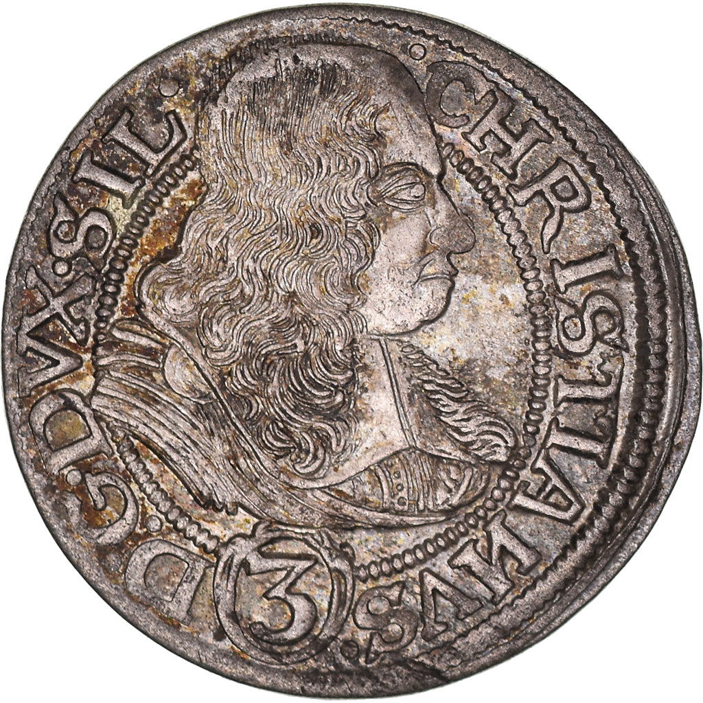 Coin German States SILESIA-LIEGNITZ-BRIEG Christian 3 Kreuzer 1668 ...