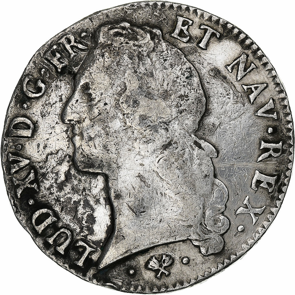 France Louis XV Écu au bandeau 1767 Bayonne VF(20-25) Silver KM:512.12 ...