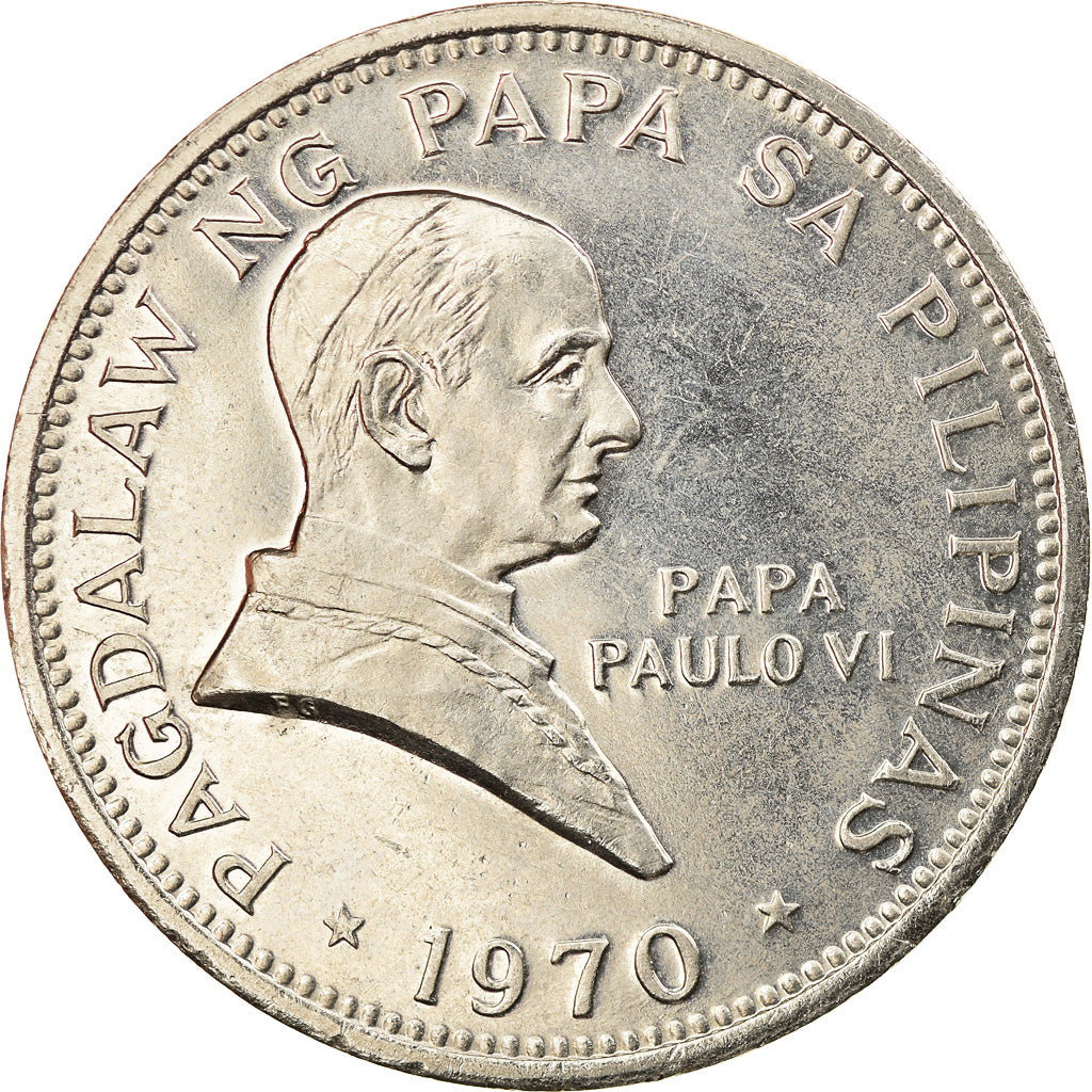 Coin Philippines Piso 1970 MS(60-62) Nickel KM:202 – Numiscorner.com