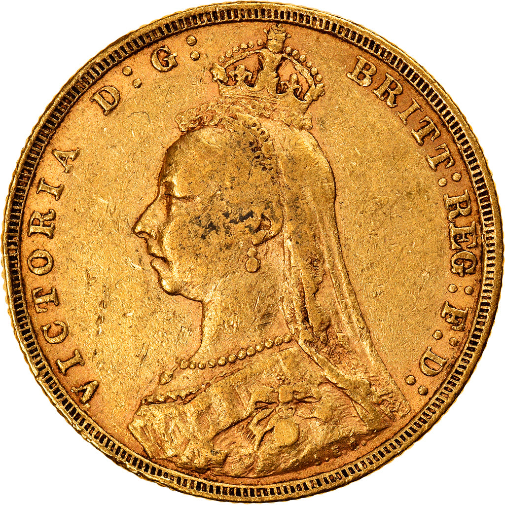 Coin Great Britain Victoria Sovereign 1892 London EF(40-45) Gold KM:767 ...