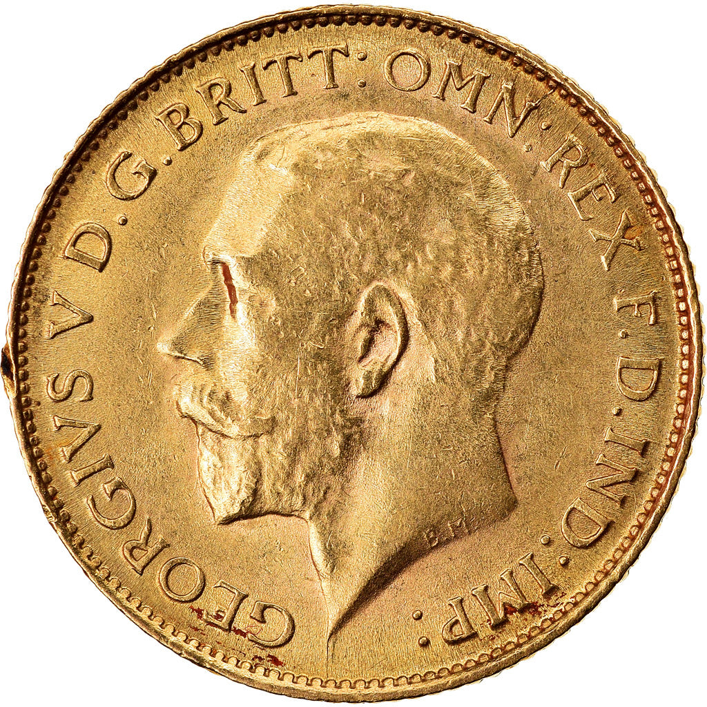Coin South Africa George V 1/2 Sovereign 1926 Pretoria EF(40-45) Gold ...