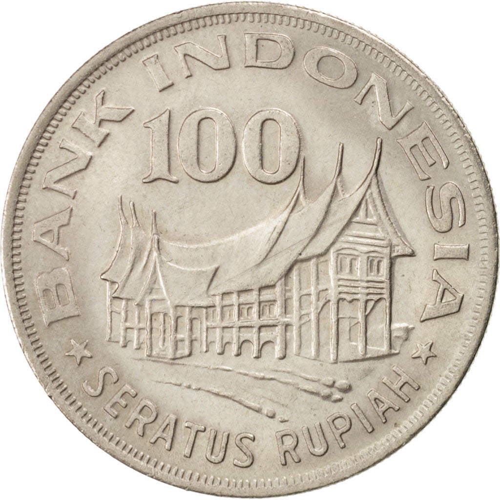 Coin Indonesia 100 Rupiah 1978 MS(63) Copper-nickel KM:42 – Numiscorner.com