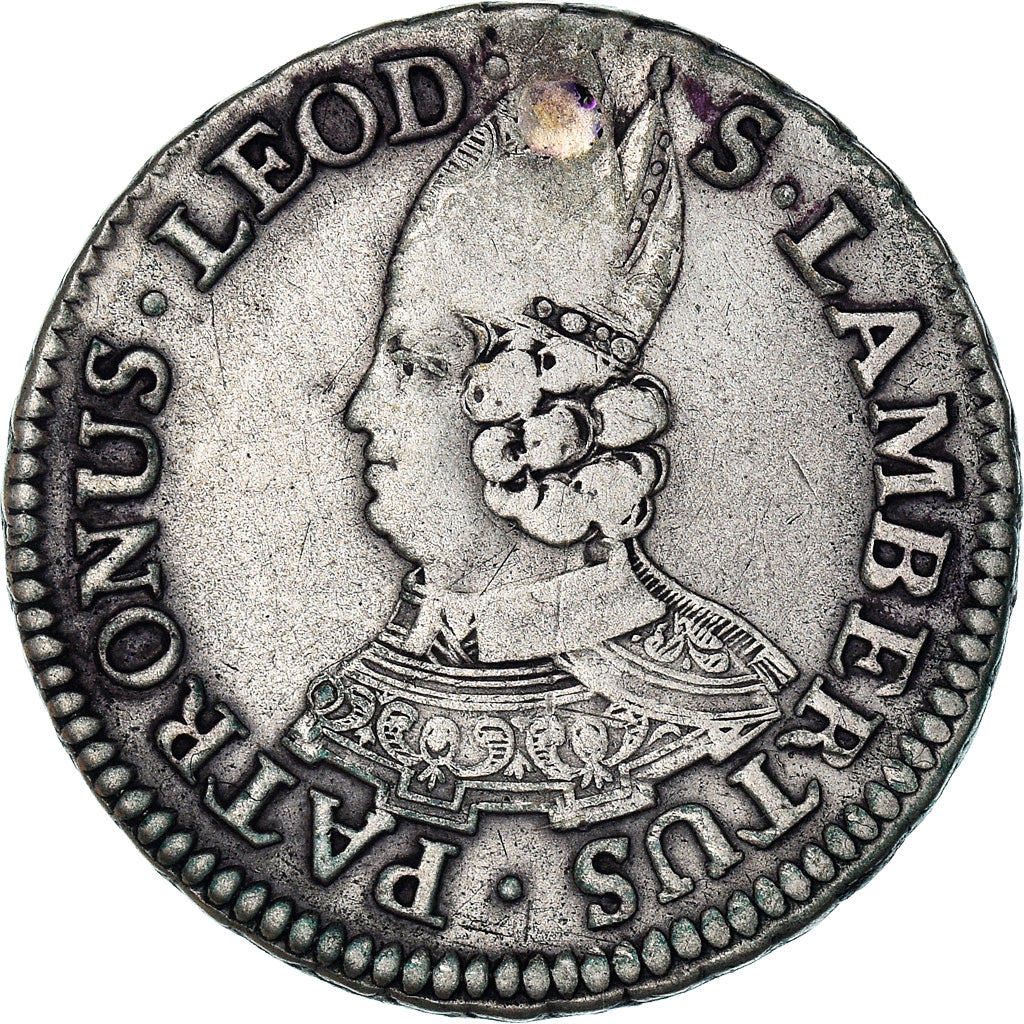 Coin LIEGE Principalty of Liege Escalin 6 Sols 1763 Liege Siege Vacant – Numiscorner.com